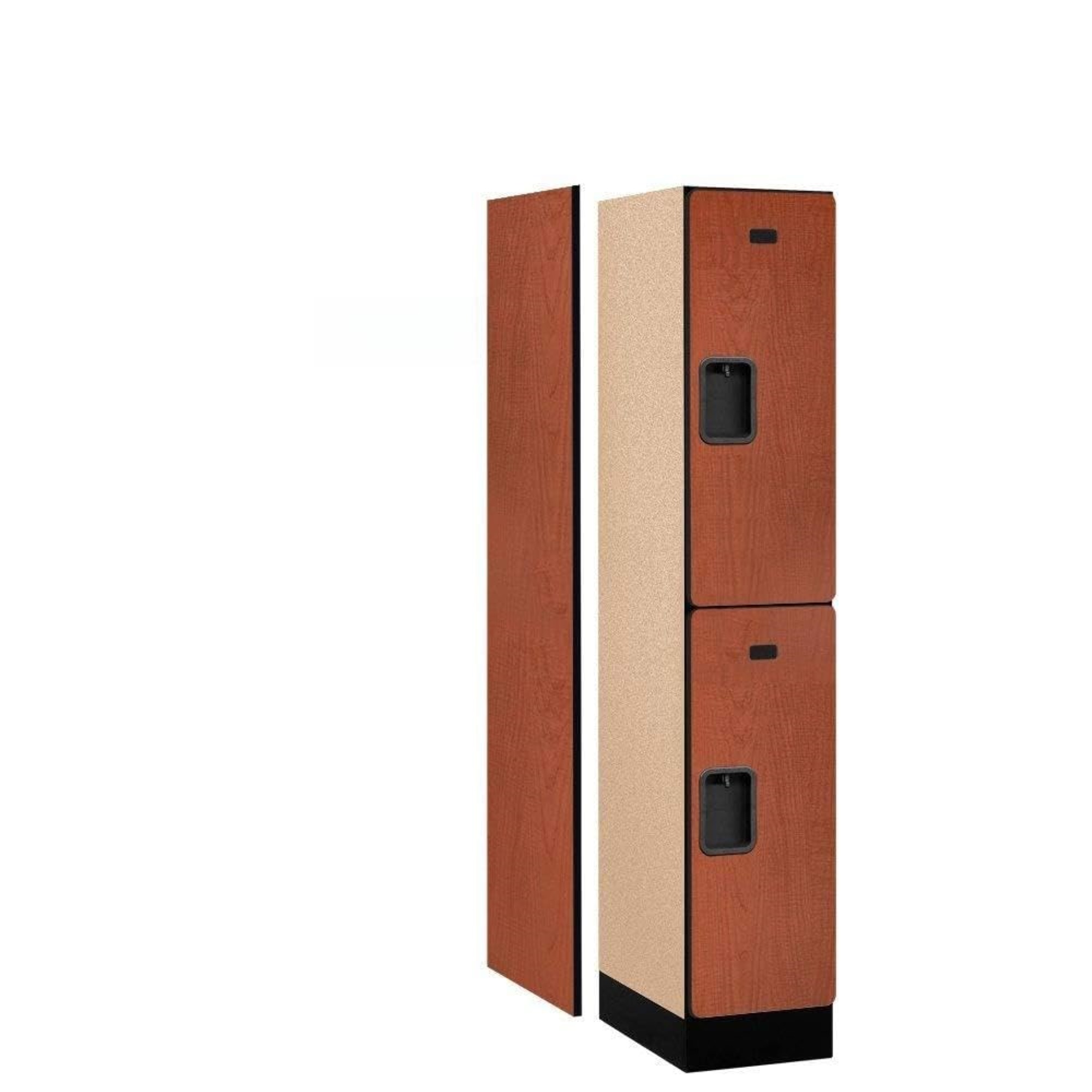 SalsburyIndustries Double Tier 1 Wide 5 ft. X 18 in. Designer Wood ...