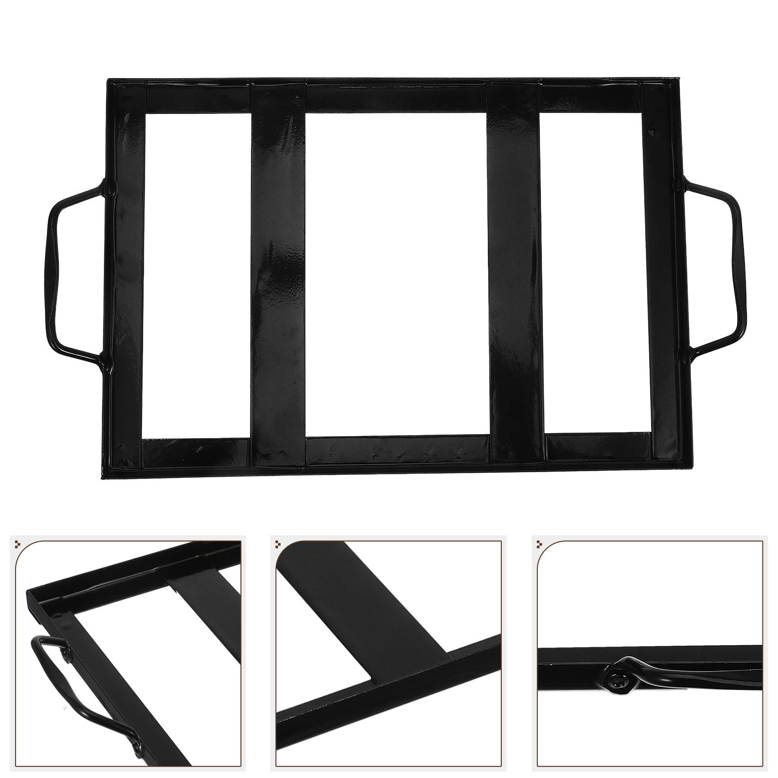 TINKSKY Salt Plate Rack Black 1Set 12.4x8.4x0.5in - Walmart.com