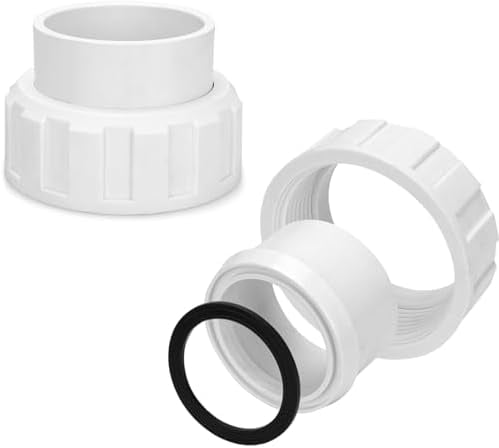 Salt Cell 2" Union Connector Kit Replacement for Hayward Salt Chlorine ...