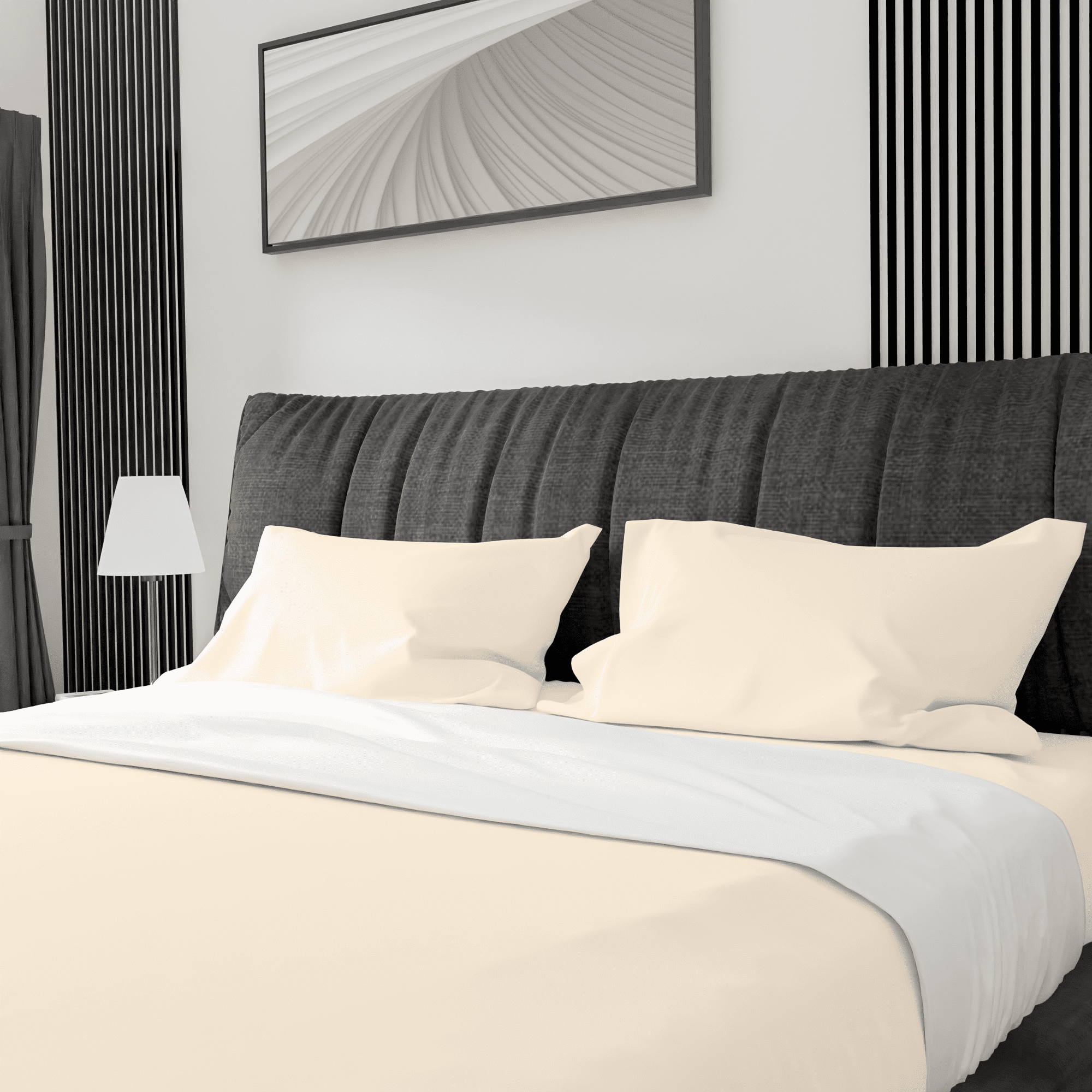 Salt Earth Queen 4 Piece Sheet Set 100% Cotton with 16 Inch Deep ...