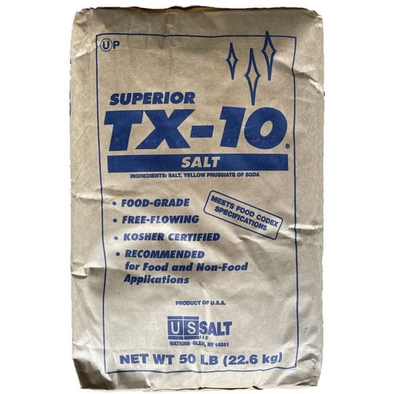 US Salt, Food Grade Salt, 50 lbs, Kosher Certified - Walmart.com