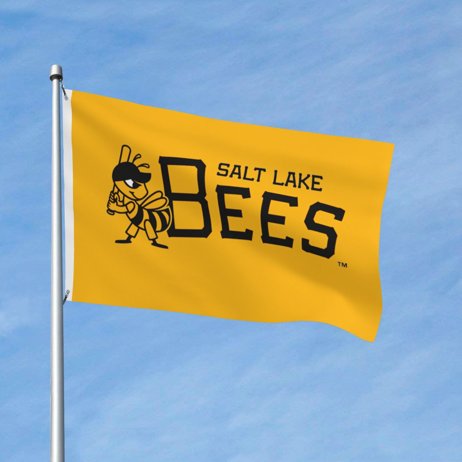 Salt Lake Bees 3x5 Ft Flag Double Sided Indoor Outdoor Double Stitched ...