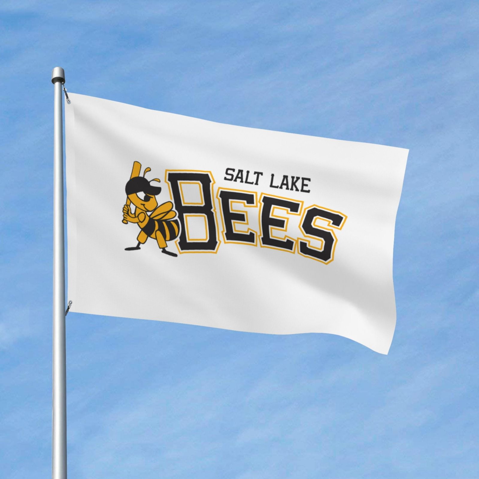 Salt Lake Bees 3x5 Ft Flag Double Sided Indoor Outdoor Double Stitched ...