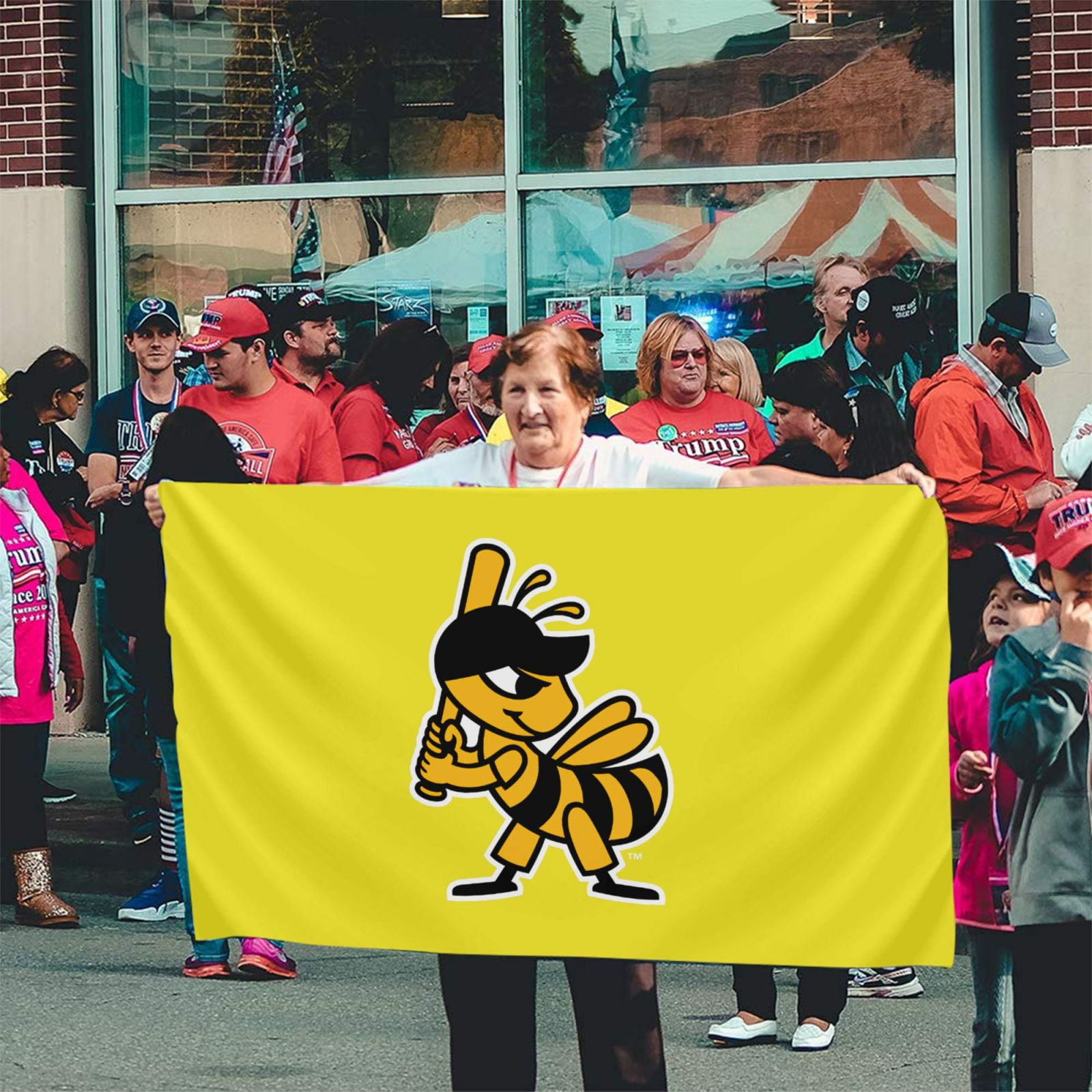 Salt Lake Bees Flag 3x5ft, Home Garden Flag, Suitable For Indoor Or ...
