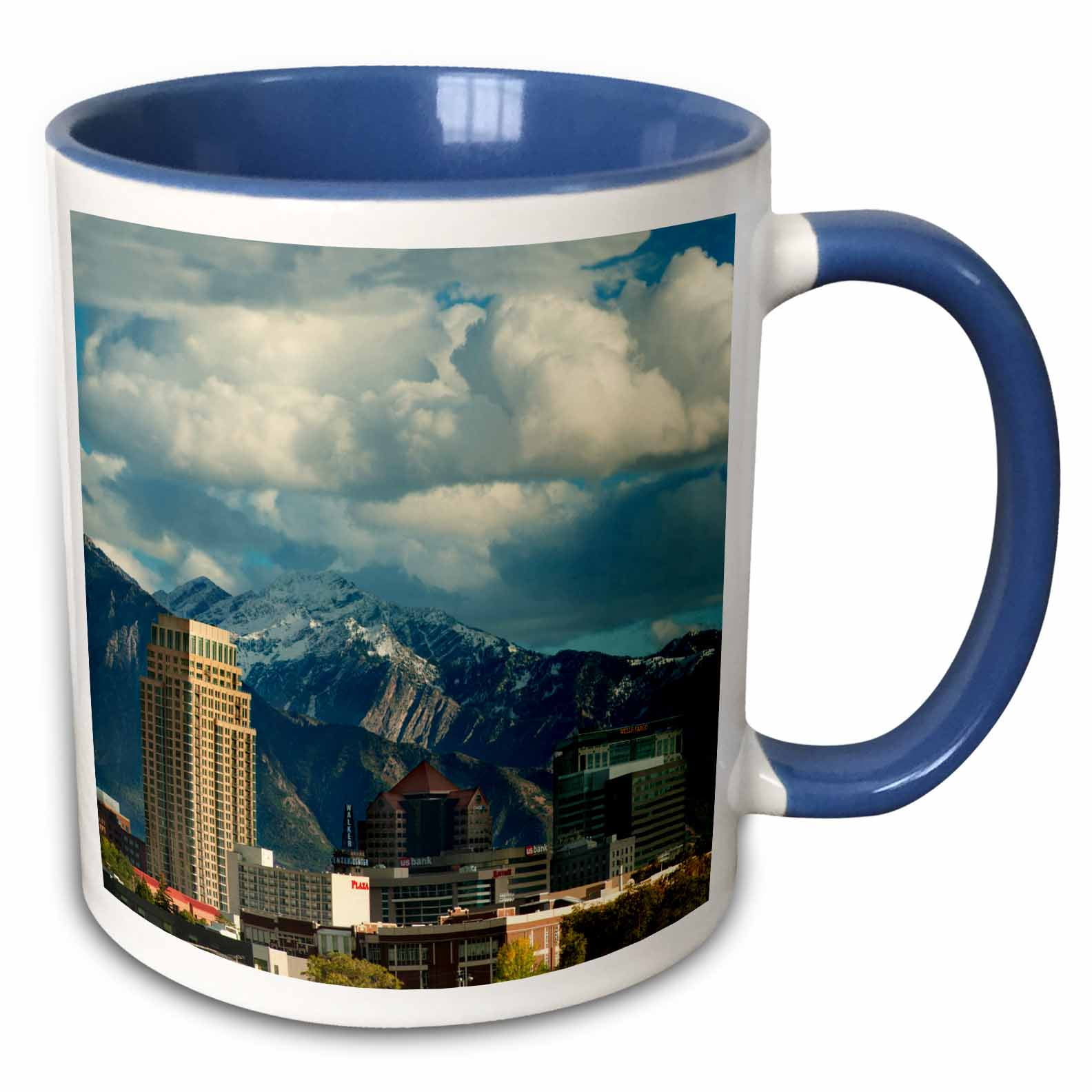 Salt Lake City with Wasatch Front, Utah, USA - US45 HGA0460 - Howie ...