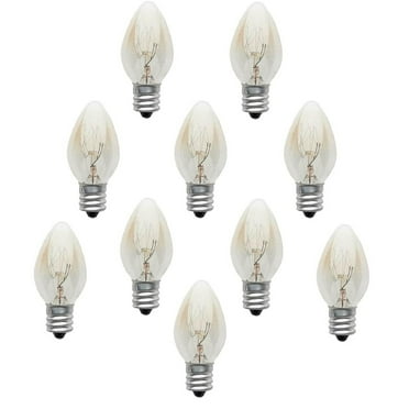 6-Pack, Silicone Dipped Candle Light Bulbs, 7 Watt, Longer Life Country ...