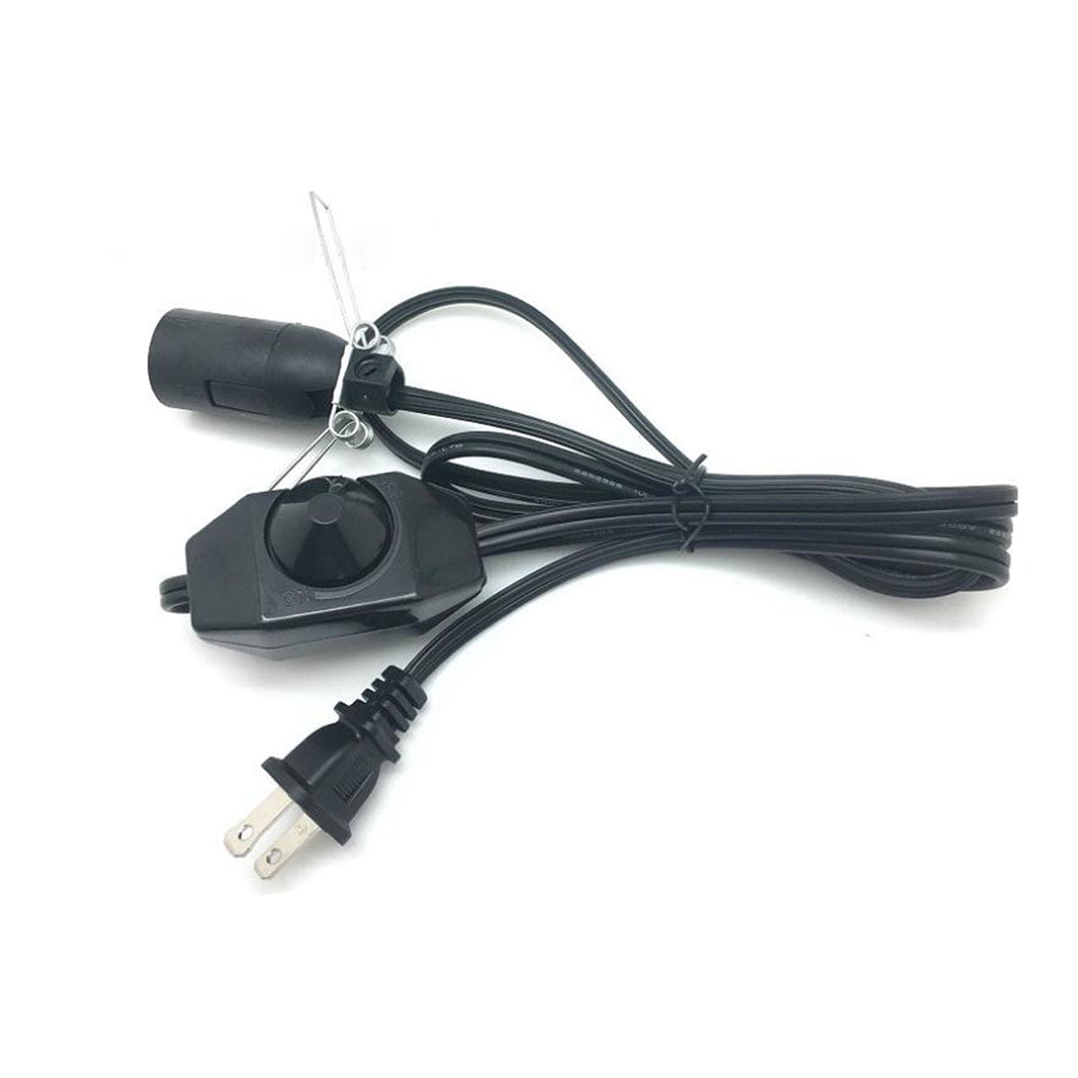 Salt Lamp Cord 110V 4.9ft Himalayan Salt Lamp Black Power Cable Cord ...