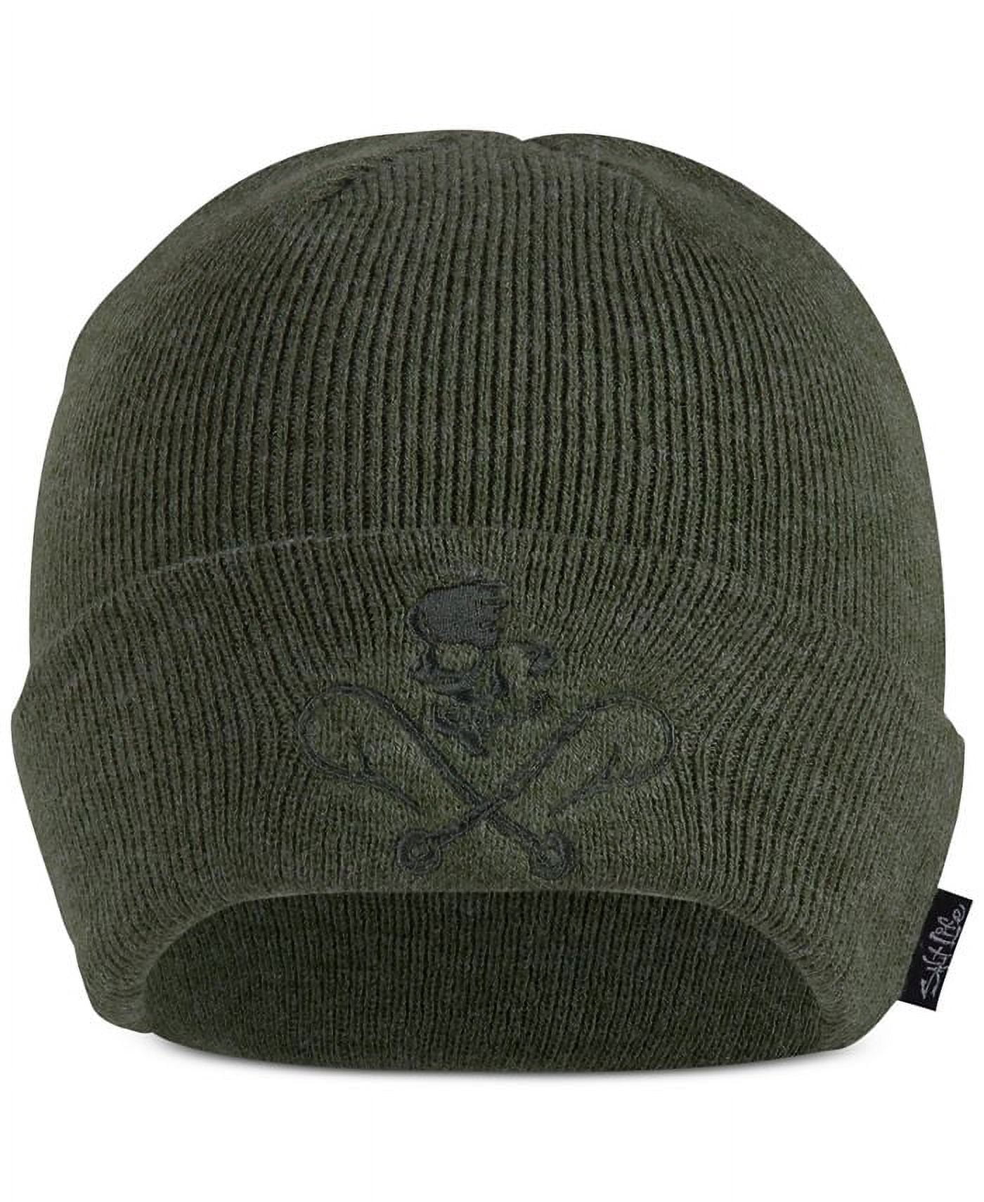 Salt Life Men's Skull & Hooks Beanie Green Size Regular - Walmart.com