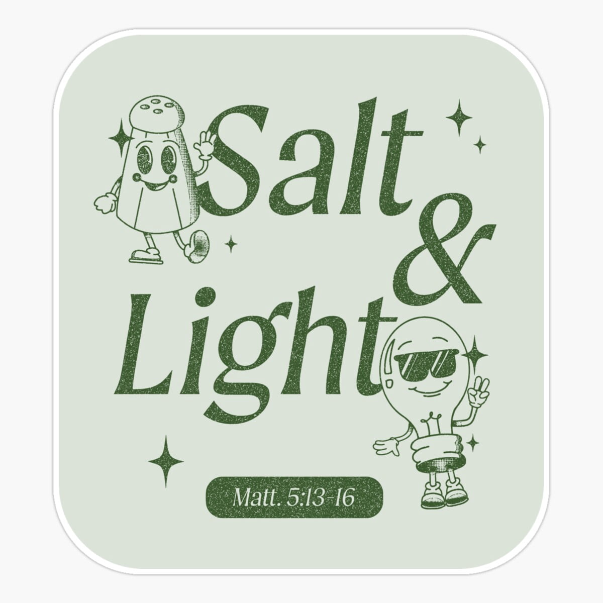 Salt & Light Sticker Sticker - Walmart.com