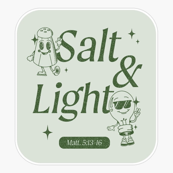 Salt & Light Sticker Sticker - Walmart.com