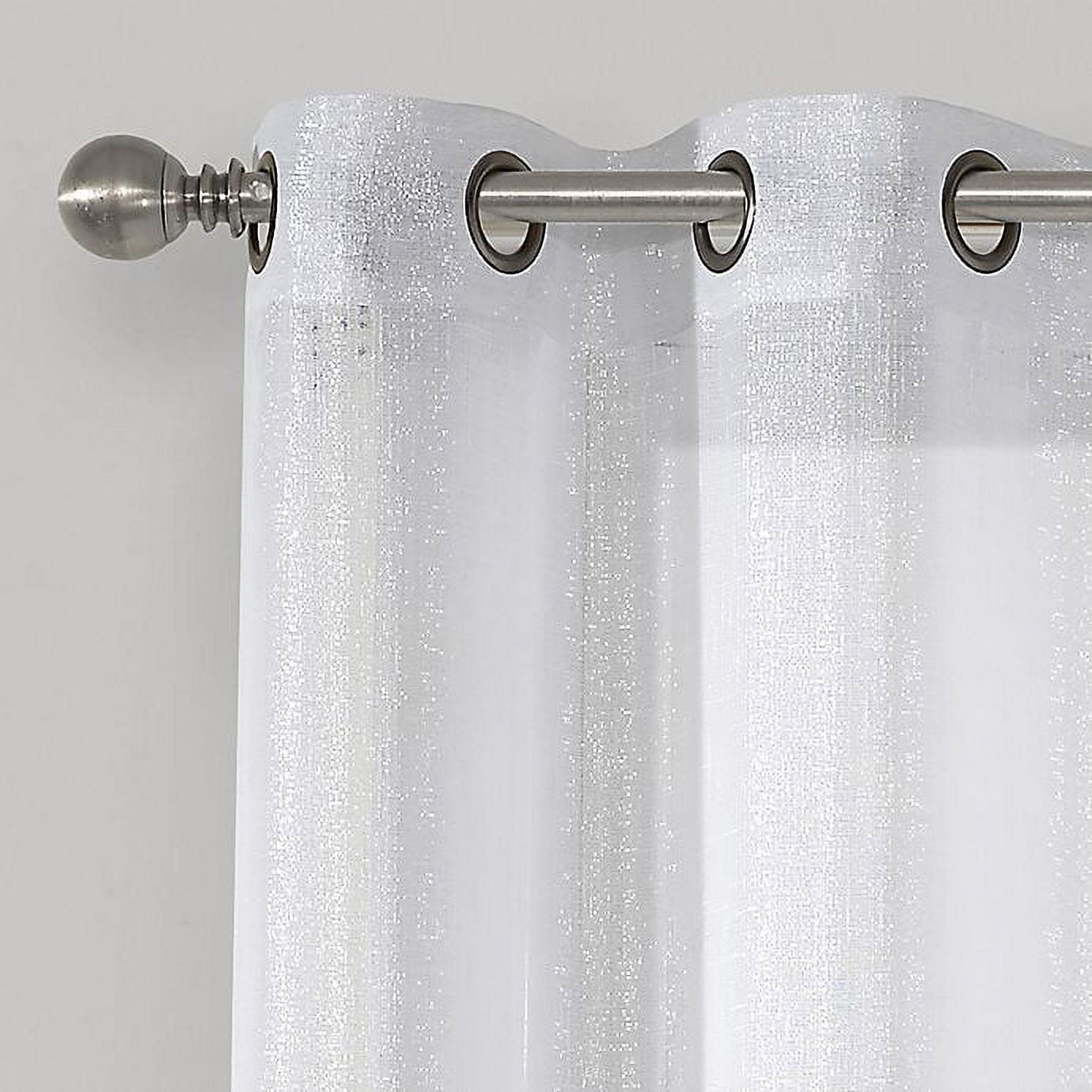 White Sheer Curtains With Grommets