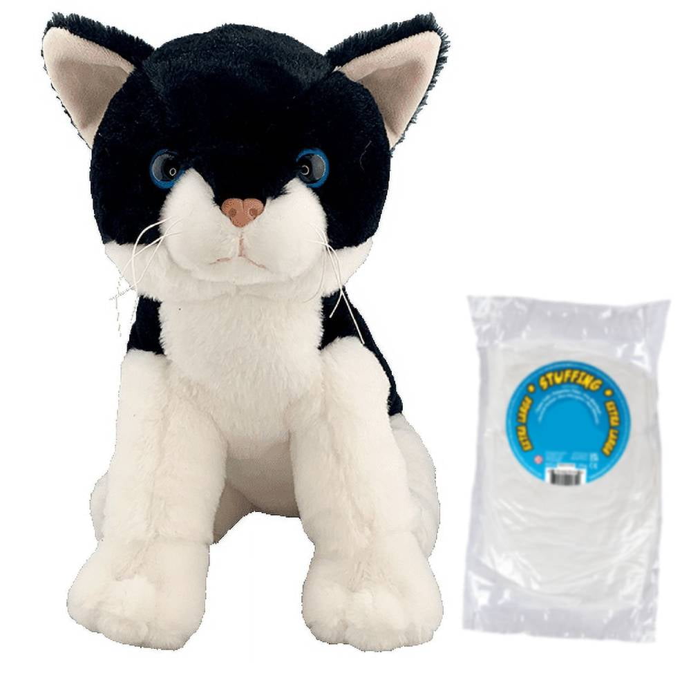 Plush Gear Salt N Pepper The Cat 16" DIY Plush Toy Kit with Soft Fiber ...