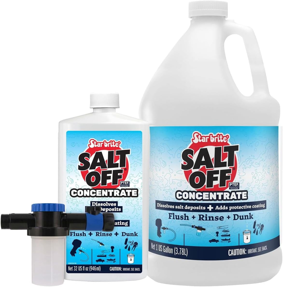 Salt Off Concentrate All-in-One Kit - Ultimate Salt Remover & Marine ...