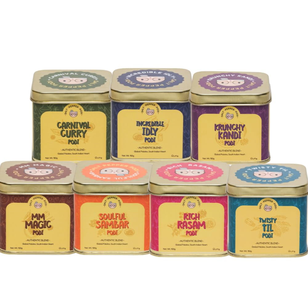 Salt Pepper Podi | Tabletop Podi | Full Kit Combo | Curry Carnival ...