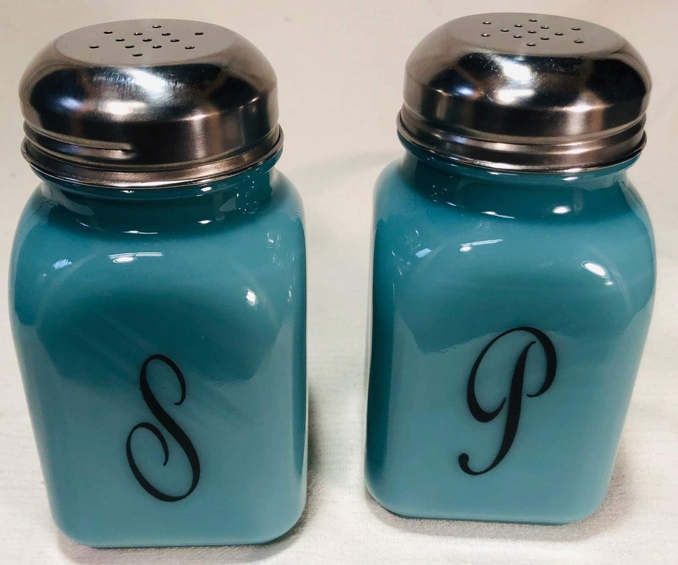 Salt & Pepper Shaker Set – Square Stove Top Jar – American Made ...