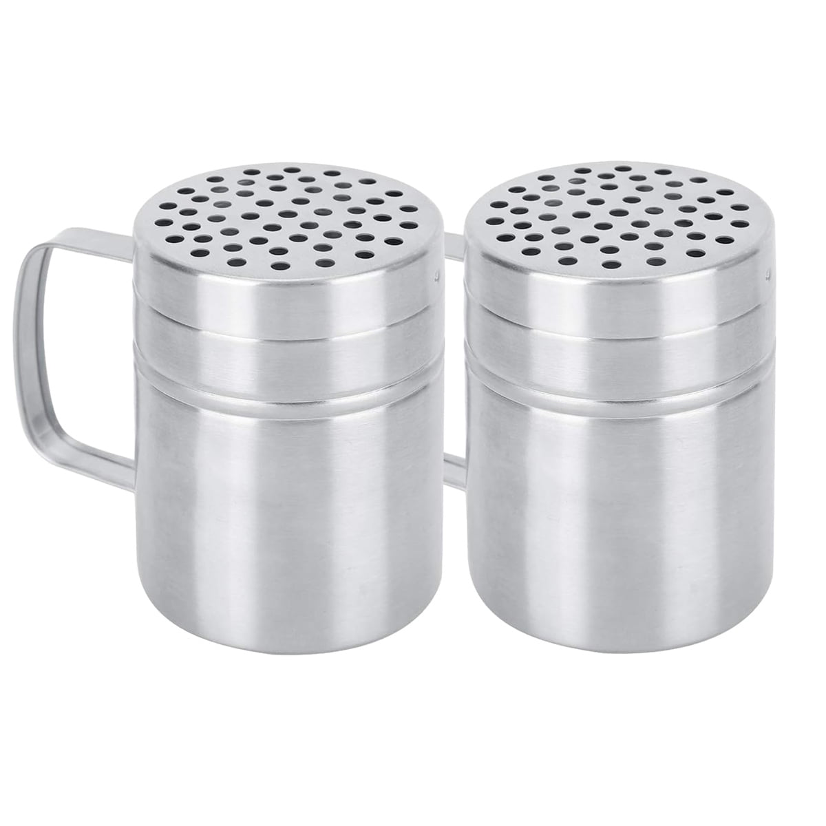 Salt and Pepper Shakers with Handle, Kitchen Stainless Steel Salt ...