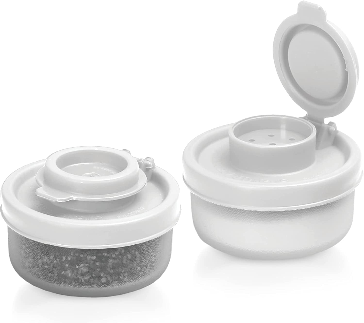 Salt and Pepper Shakers Moisture Proof Set of 2 Small Mini Salt Shaker ...