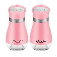 Salt and Pepper Shakers Set, Glass Bottom Salt Pepper Shaker with ...