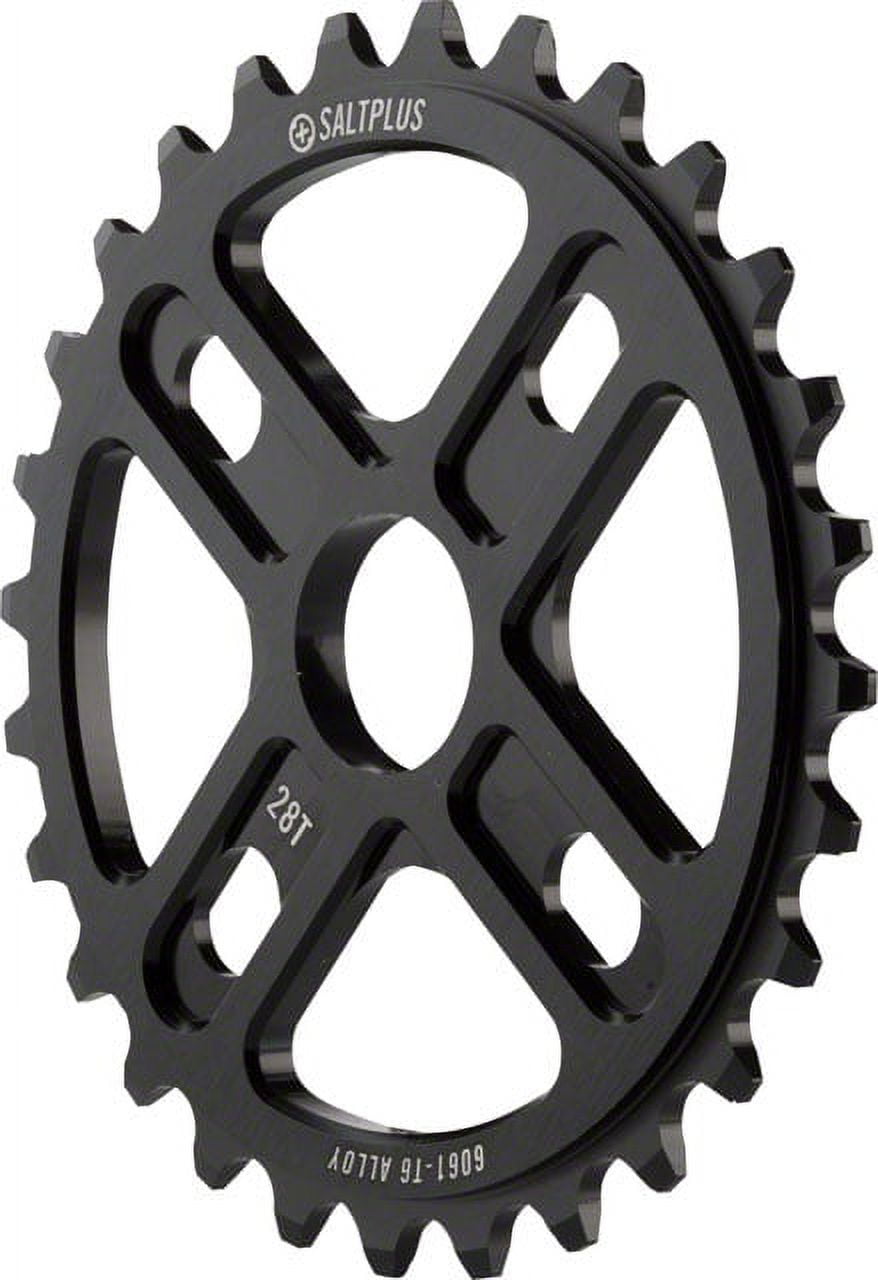 Salt Plus Manta Chainring Teeth: 28 6061-T6 Aluminum Black - Walmart.com