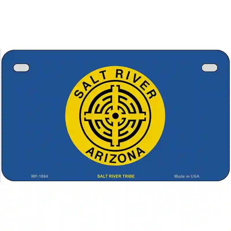 Salt River Tribe Flag Metal Novelty License Plate 7" x 4" Motorcycle ...