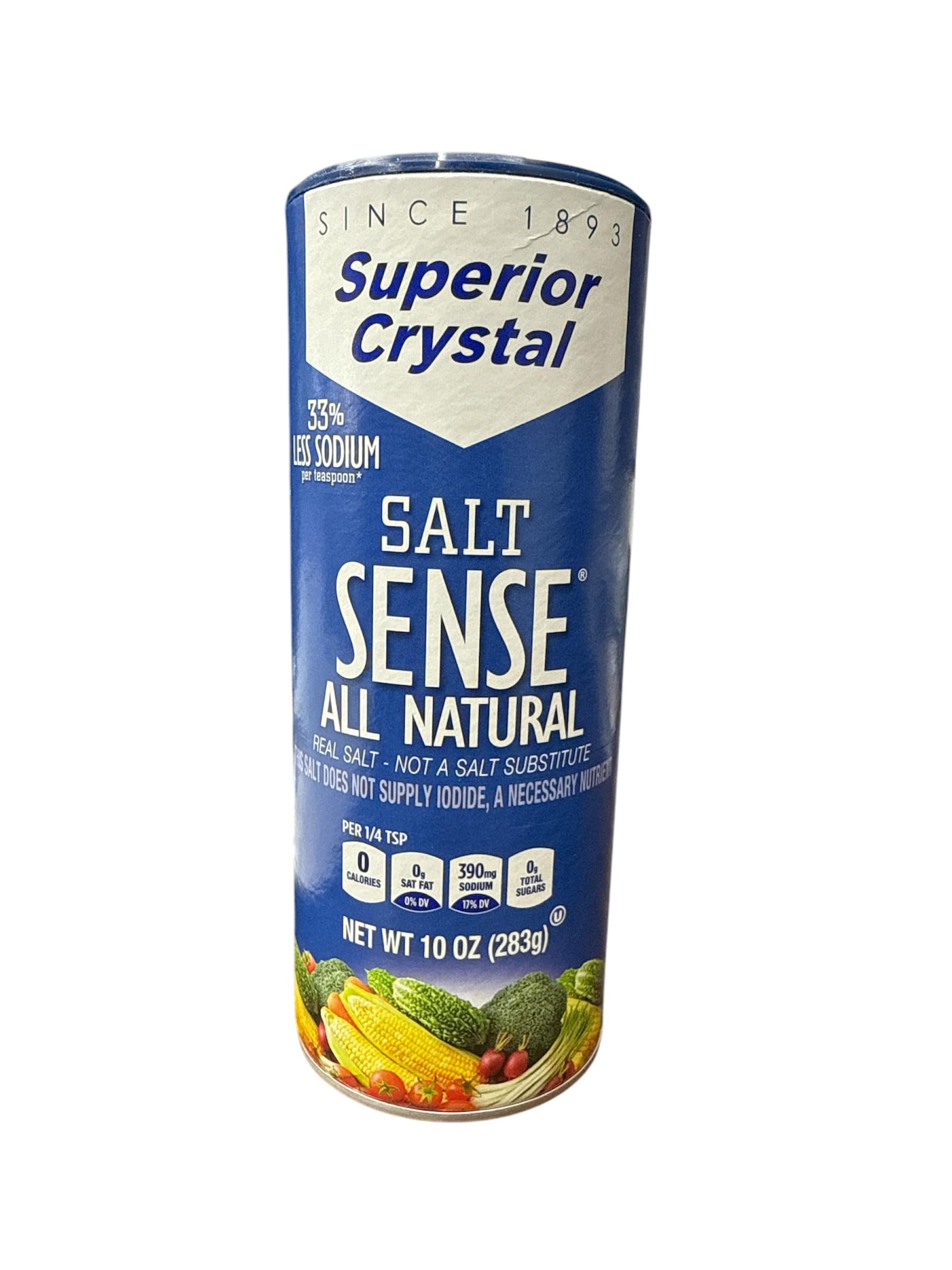 Salt Sense Non-Iodized Salt, 3 Pack (33% Less Sodium) - Walmart.com