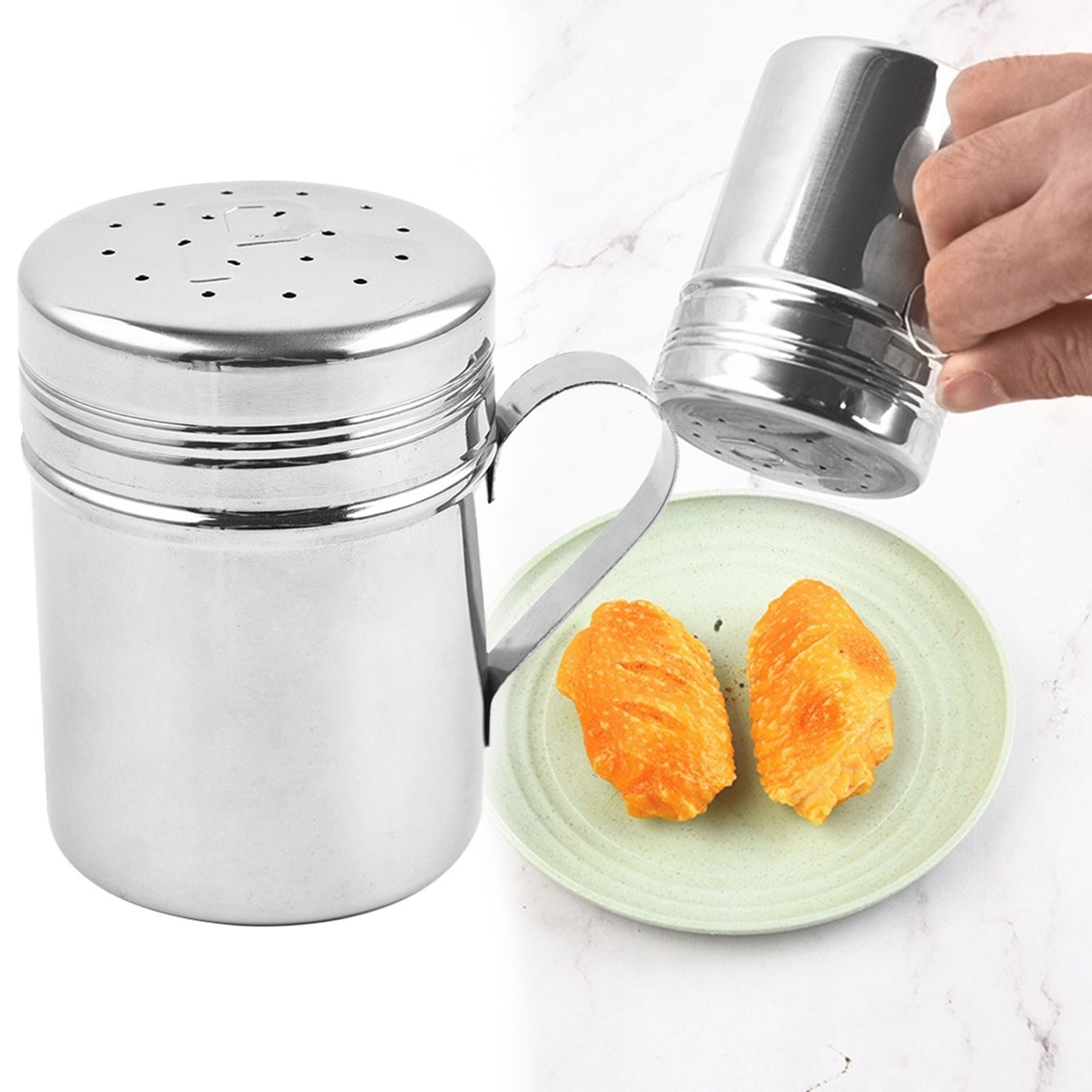 Salt Shaker,Flour Shaker,Powdered Sugar Shaker Duster,Endurance 18/8 ...