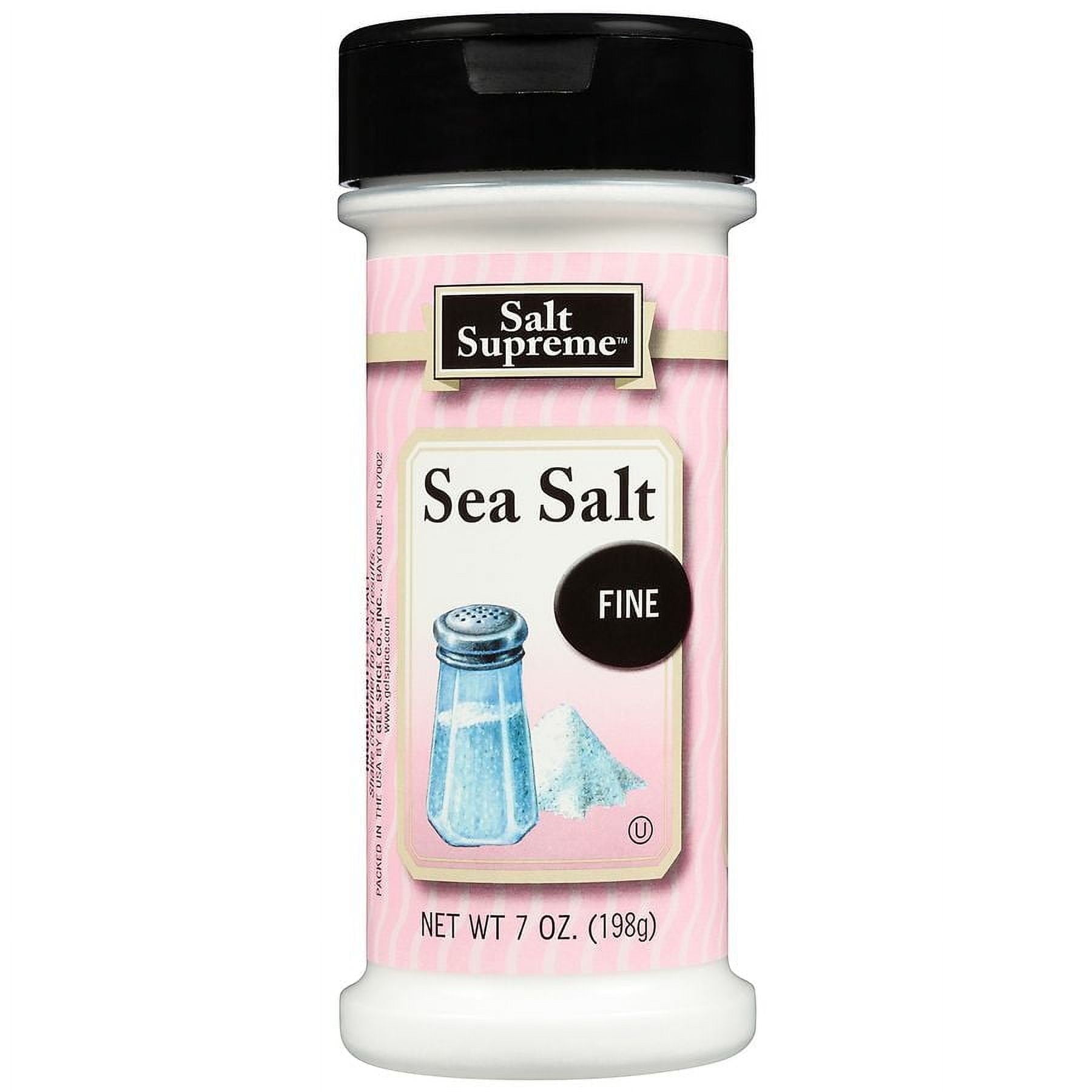Salt Supreme Fine Sea Salt 7.0 oz - Walmart.com
