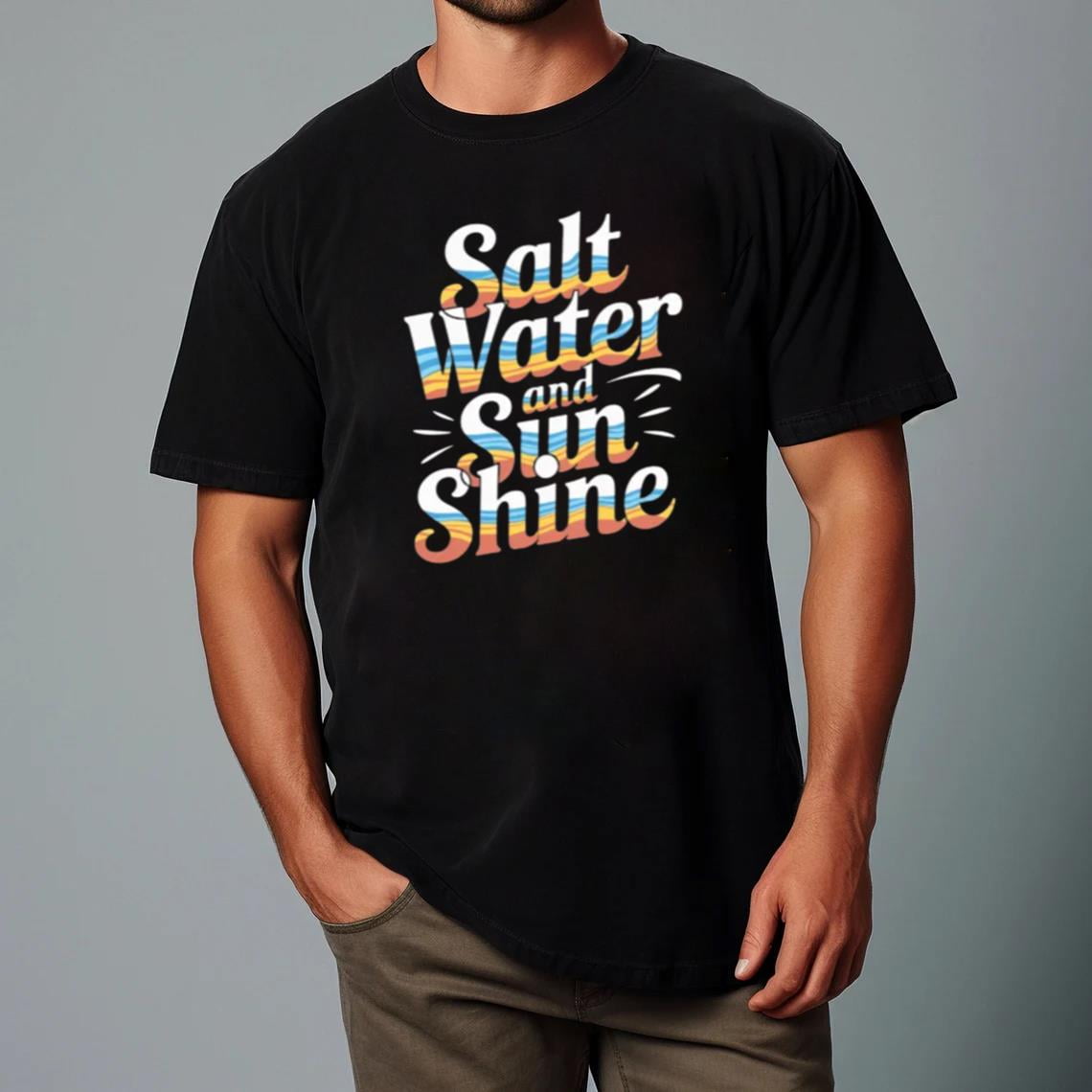 Salt Water And Sunshine Retro Beach Design For Summer Trips Comfort ...