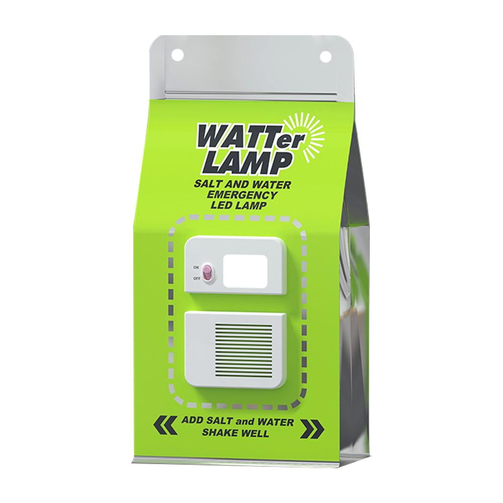 Salt Water Lantern Lamp Emergency LED Light For Camping Outdoor Brine ...