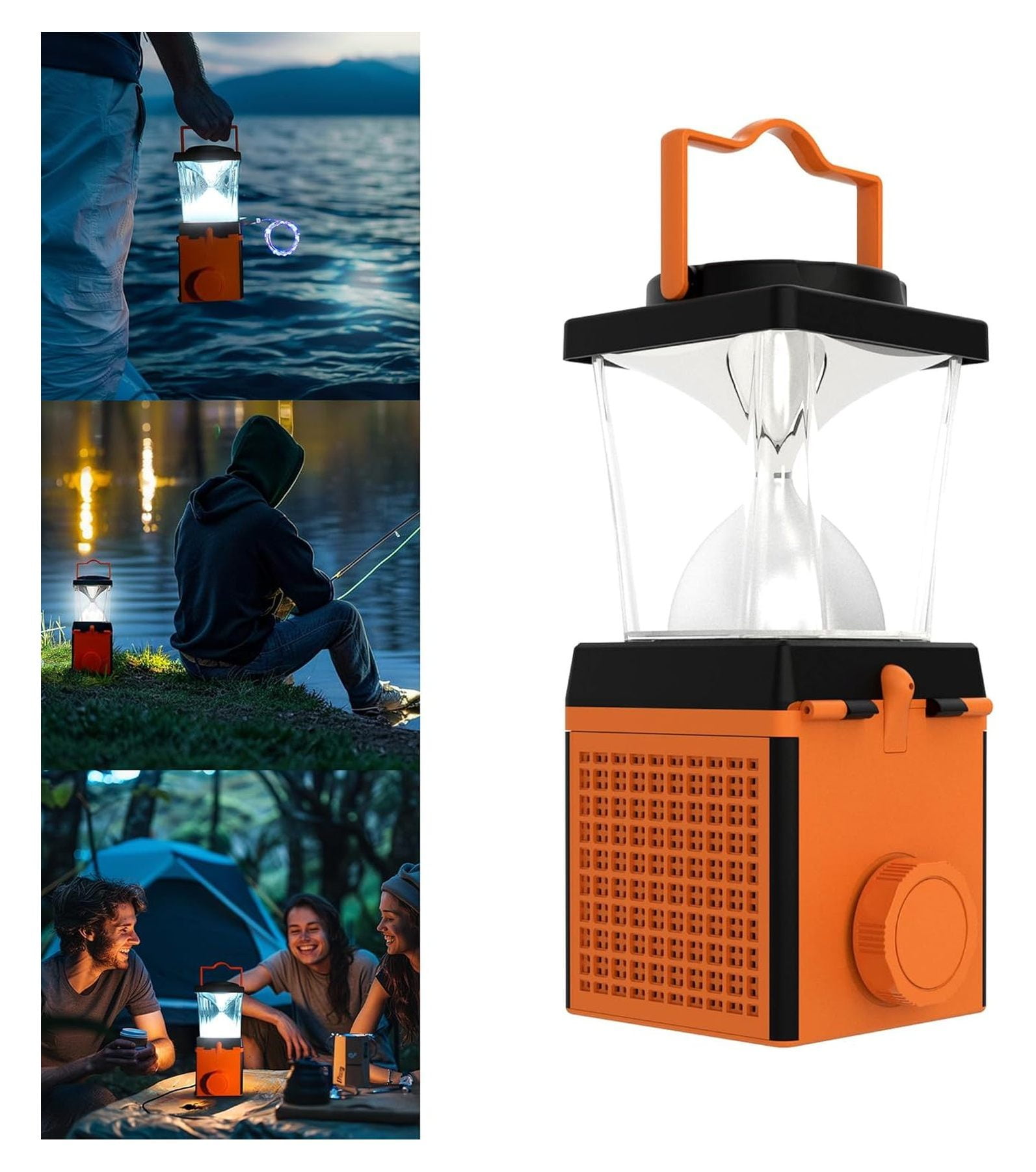 Salt Water lamp Emergency Lantern, no Batteries or Electricity Required ...