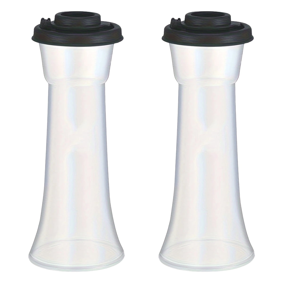 Salt and Pepper 2-Shaker Set, Airtight Lids, BPA-Free, Dishwasher Safe ...