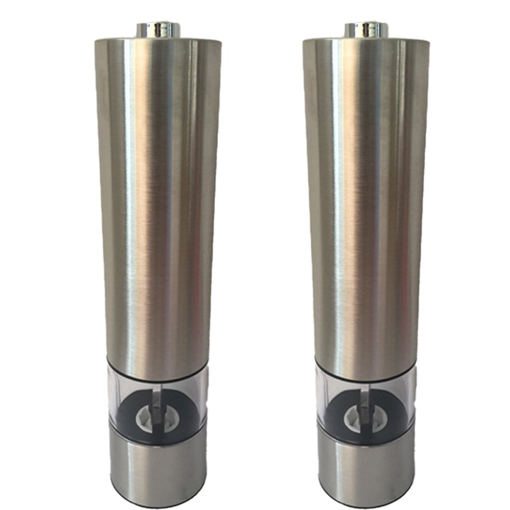 Salt and Pepper Electric Grinder，Automatic Salt and Pepper Shakers Set ...