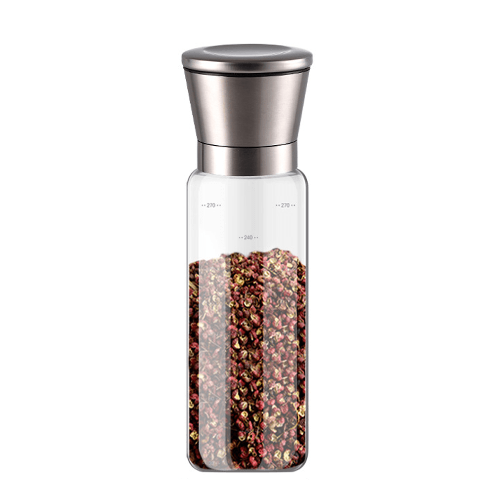 Salt and Pepper Grinder Refillable Stainless Steel Salt and Spice ...