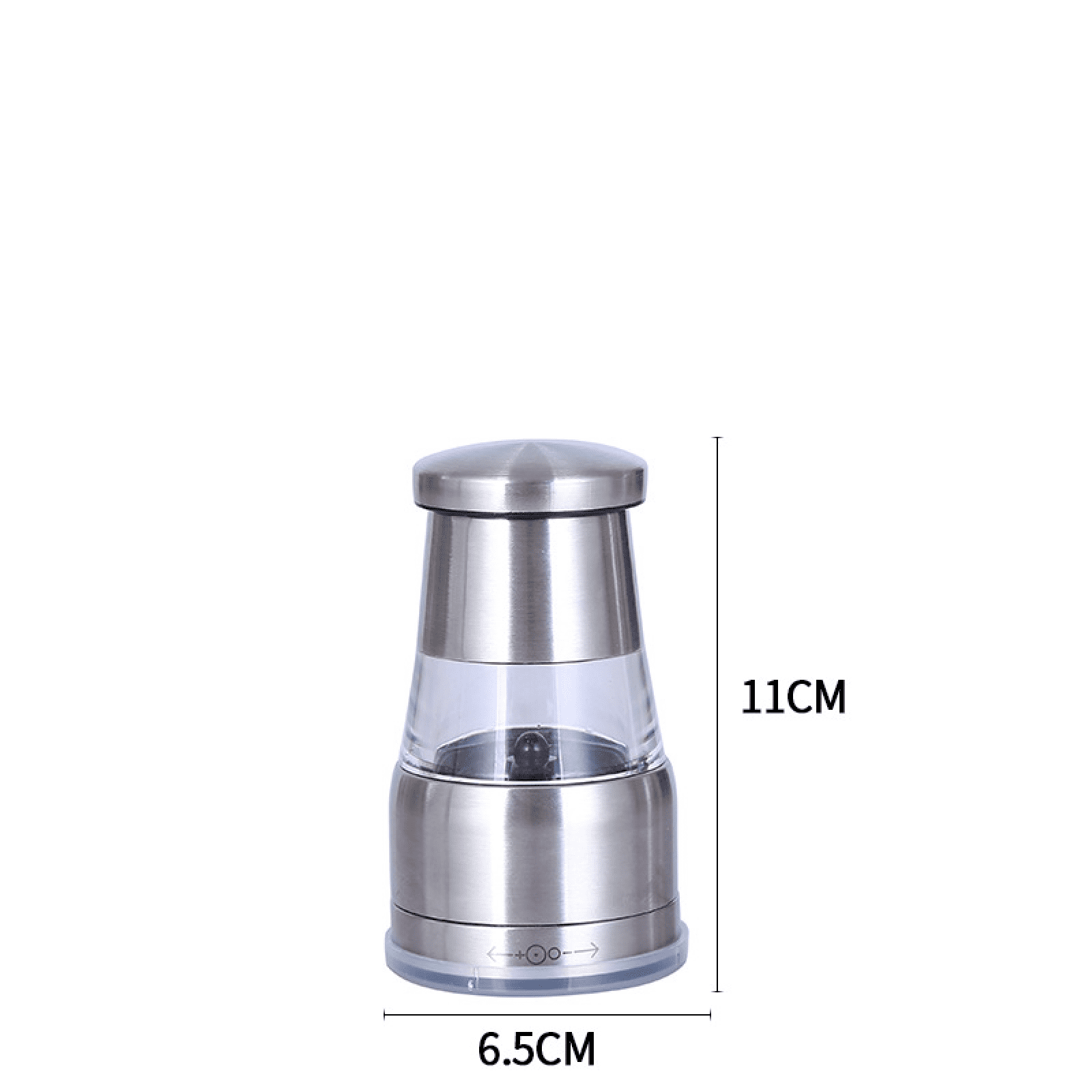 Salt and Pepper Grinder Set, Adjustable Grinder, Large Steel Body, Easy ...
