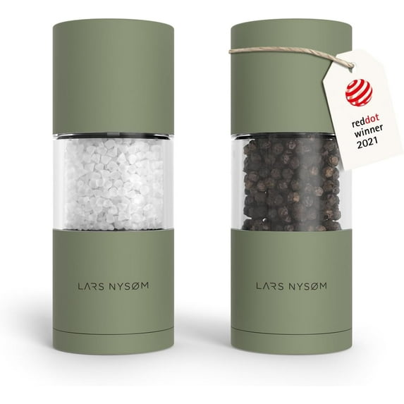 Salt and Pepper Grinder Set, Manual Salt and Pepper Mills with ...