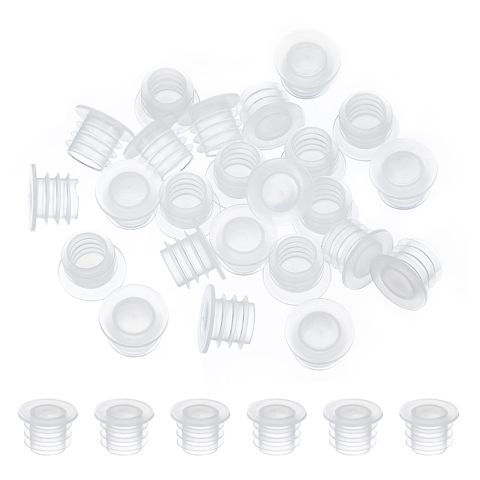 Salt and Pepper Shaker Stoppers Plastic Plug Replacement Reusable Round ...
