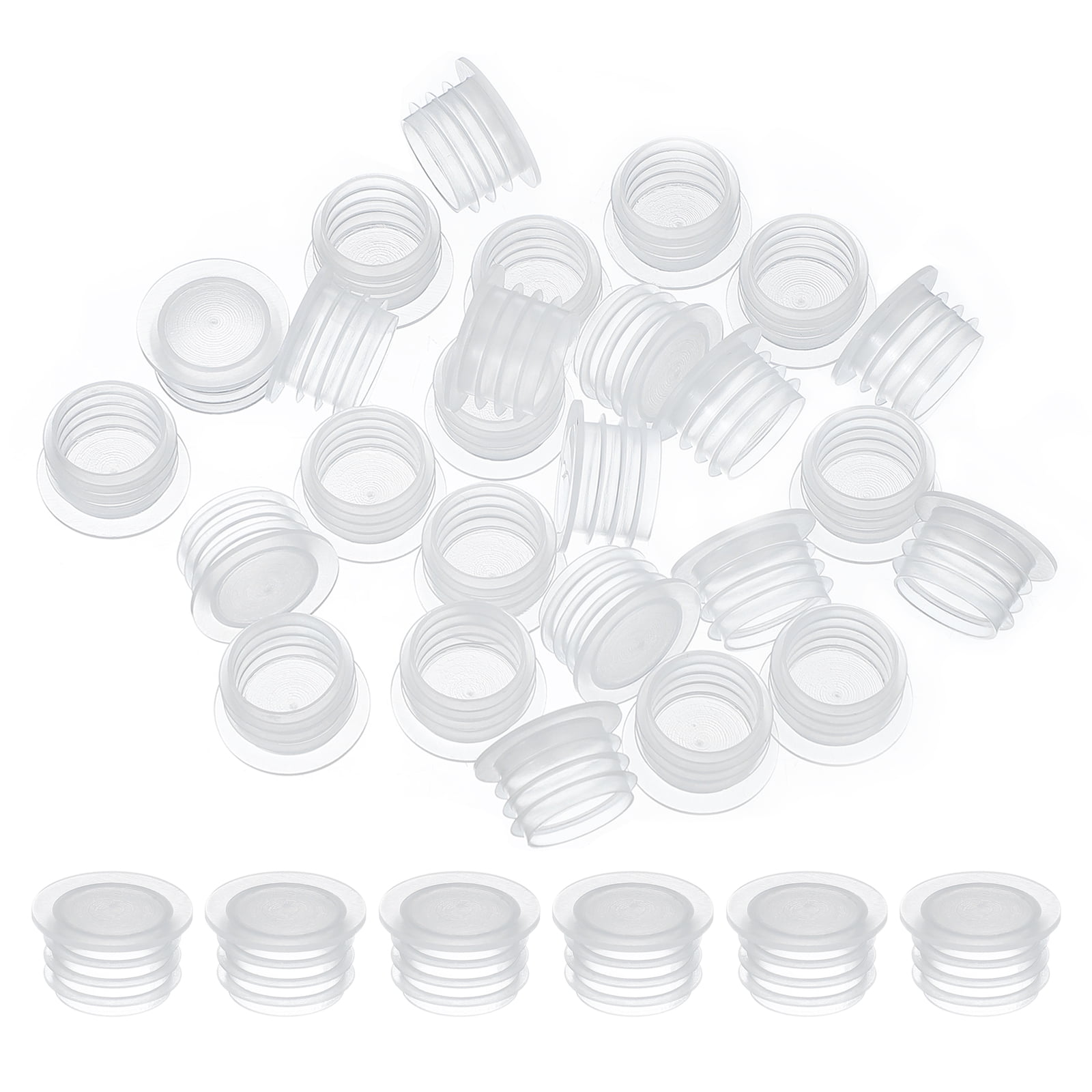 Salt and Pepper Shaker Stoppers Plastic Plug Replacement Reusable Round ...