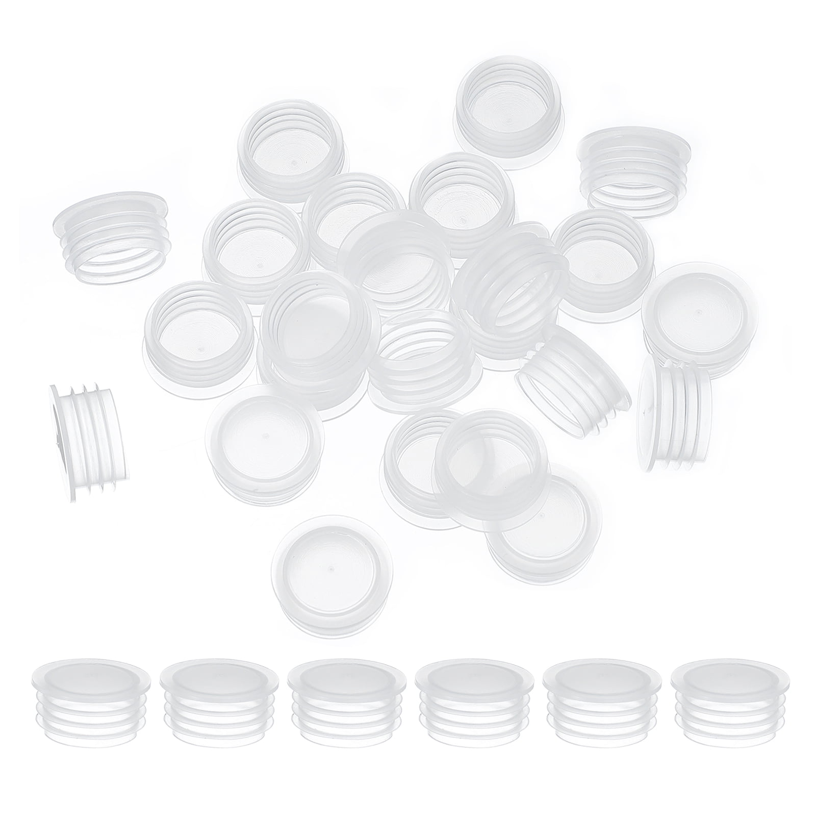 Salt and Pepper Shaker Stoppers Plastic Plug Replacement Reusable Round ...