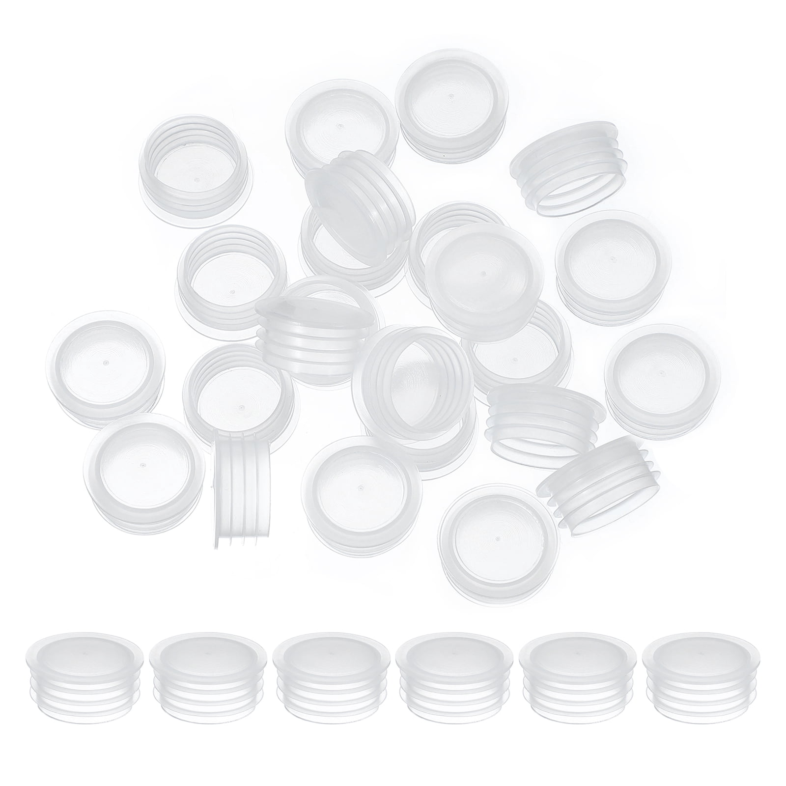 Salt and Pepper Shaker Stoppers Plastic Plug Replacement Reusable Round ...