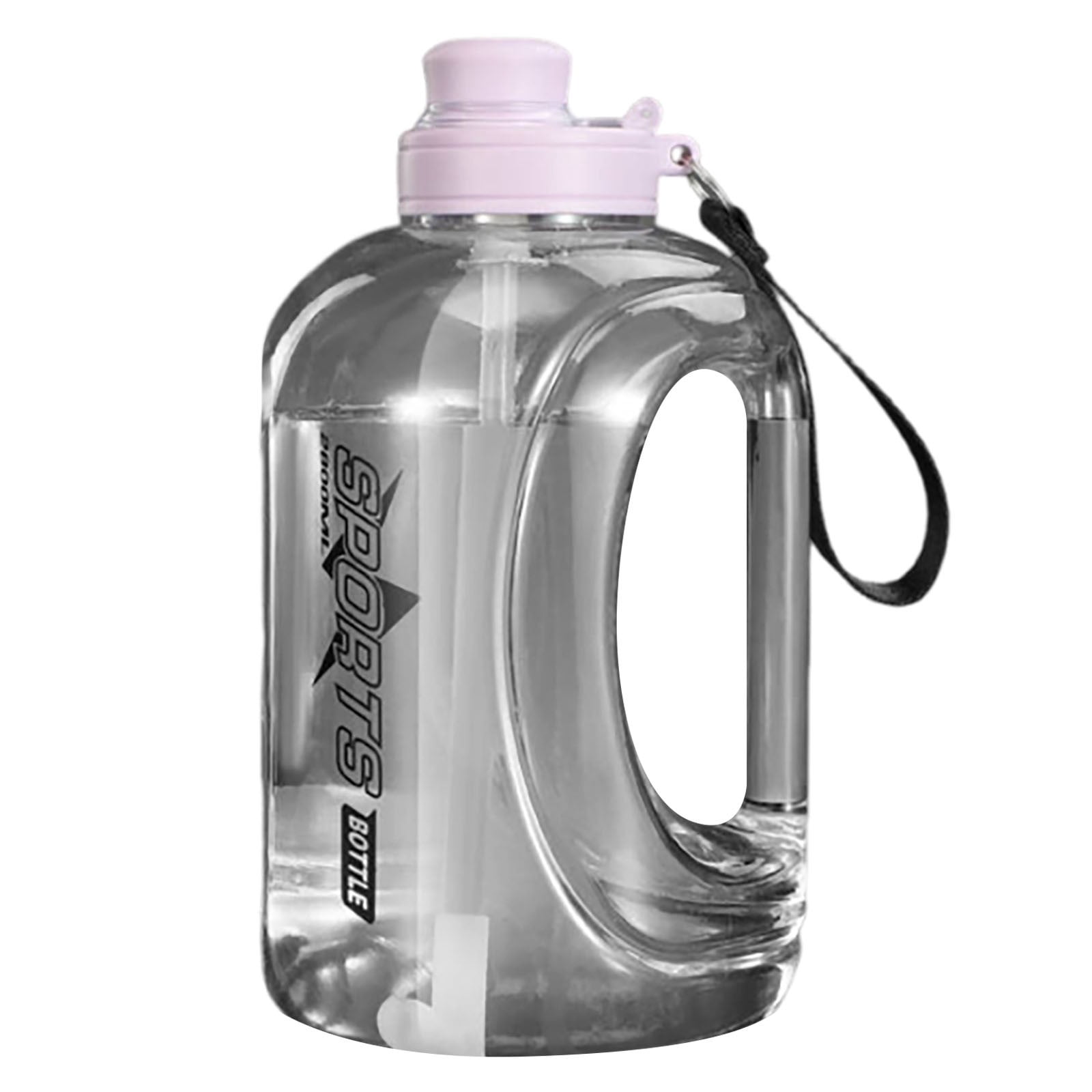 SaltIsle 80/60 Oz Water Jug with Time Marker Straw & Chug Lid BPA Free ...