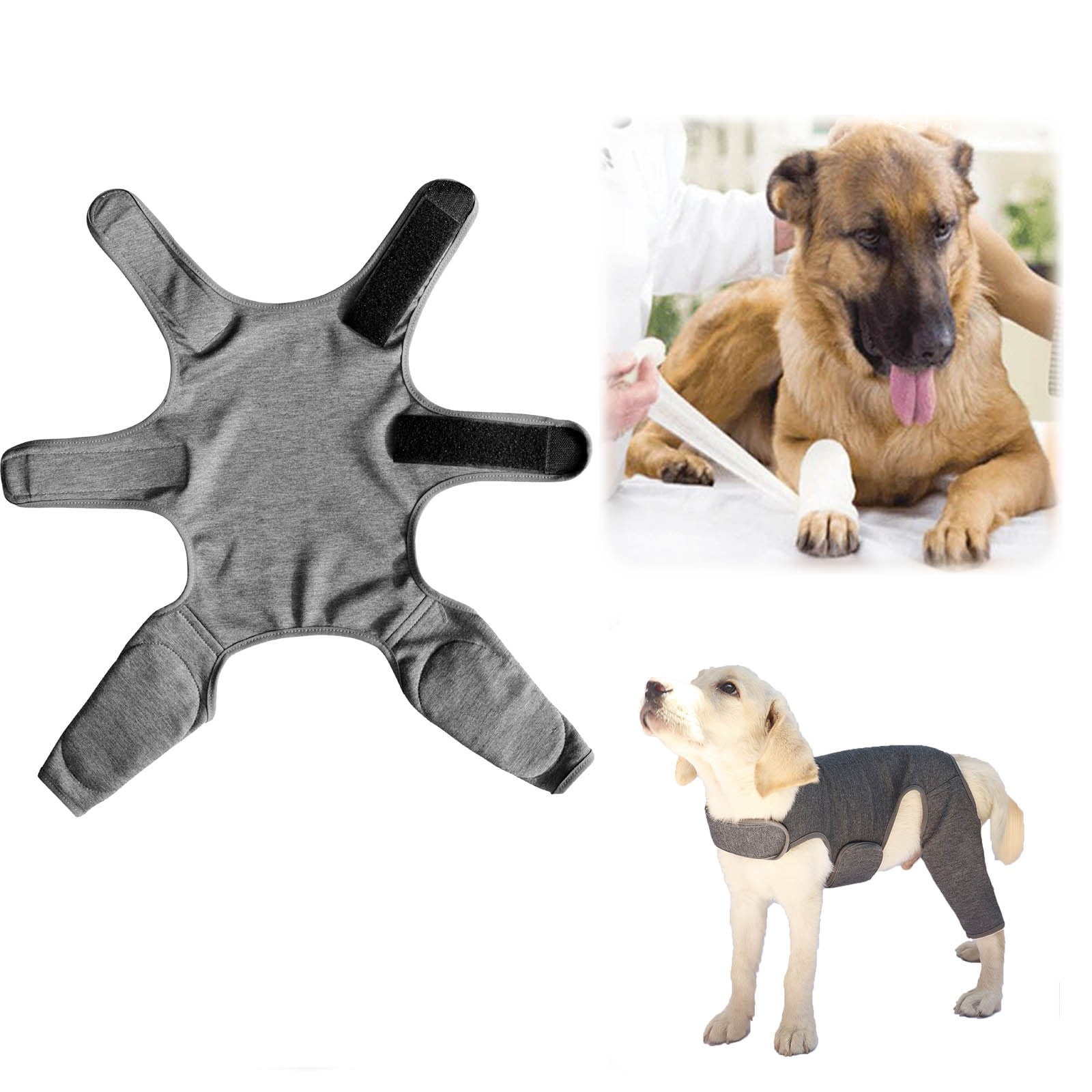 SaltIsle Dog Anxiety Relief Coat, Adjustable Shirts for Dogs Anxiety ...