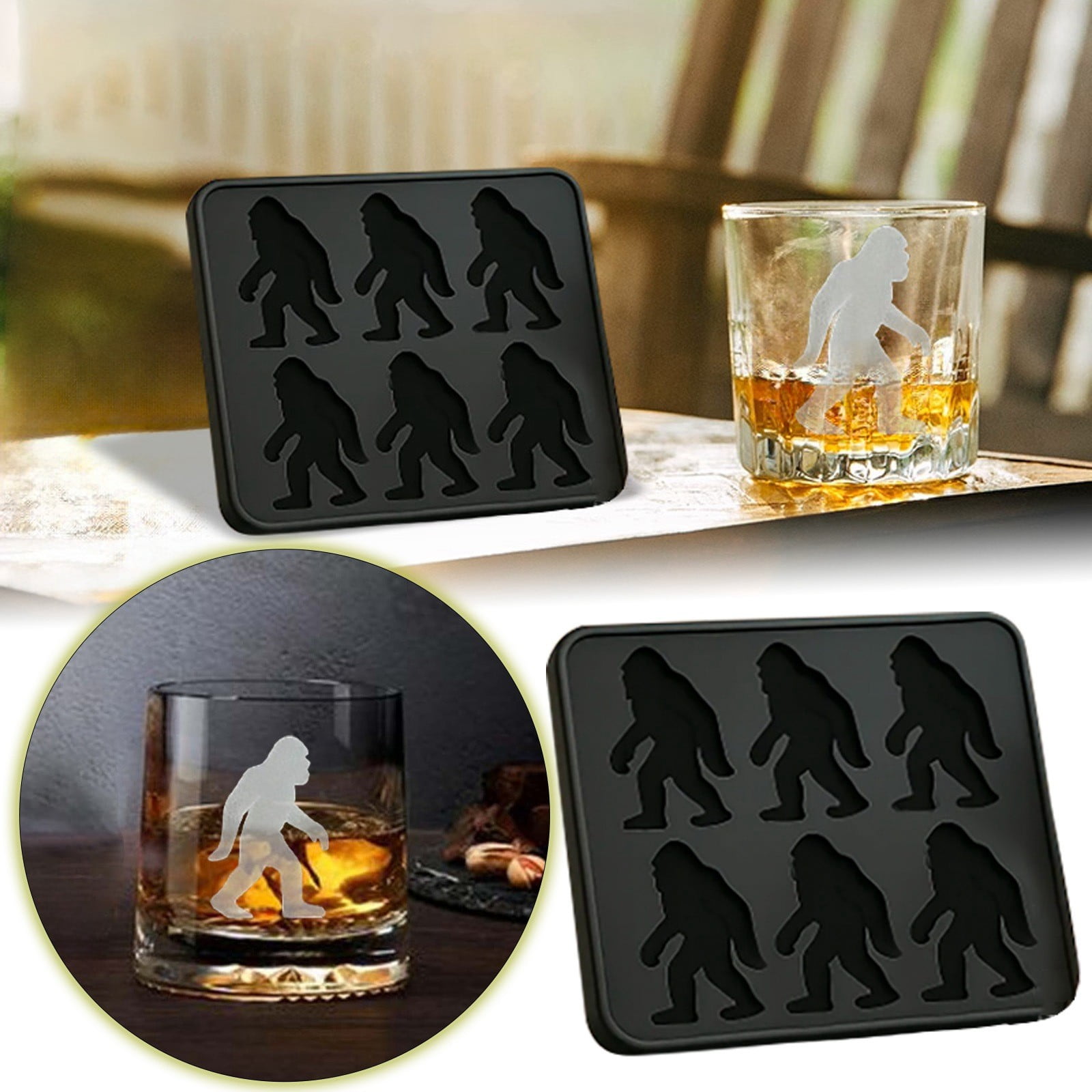 SaltIsle Monster Ice Mold, Bigfoot Ice Mold, Molds With Homemade ...