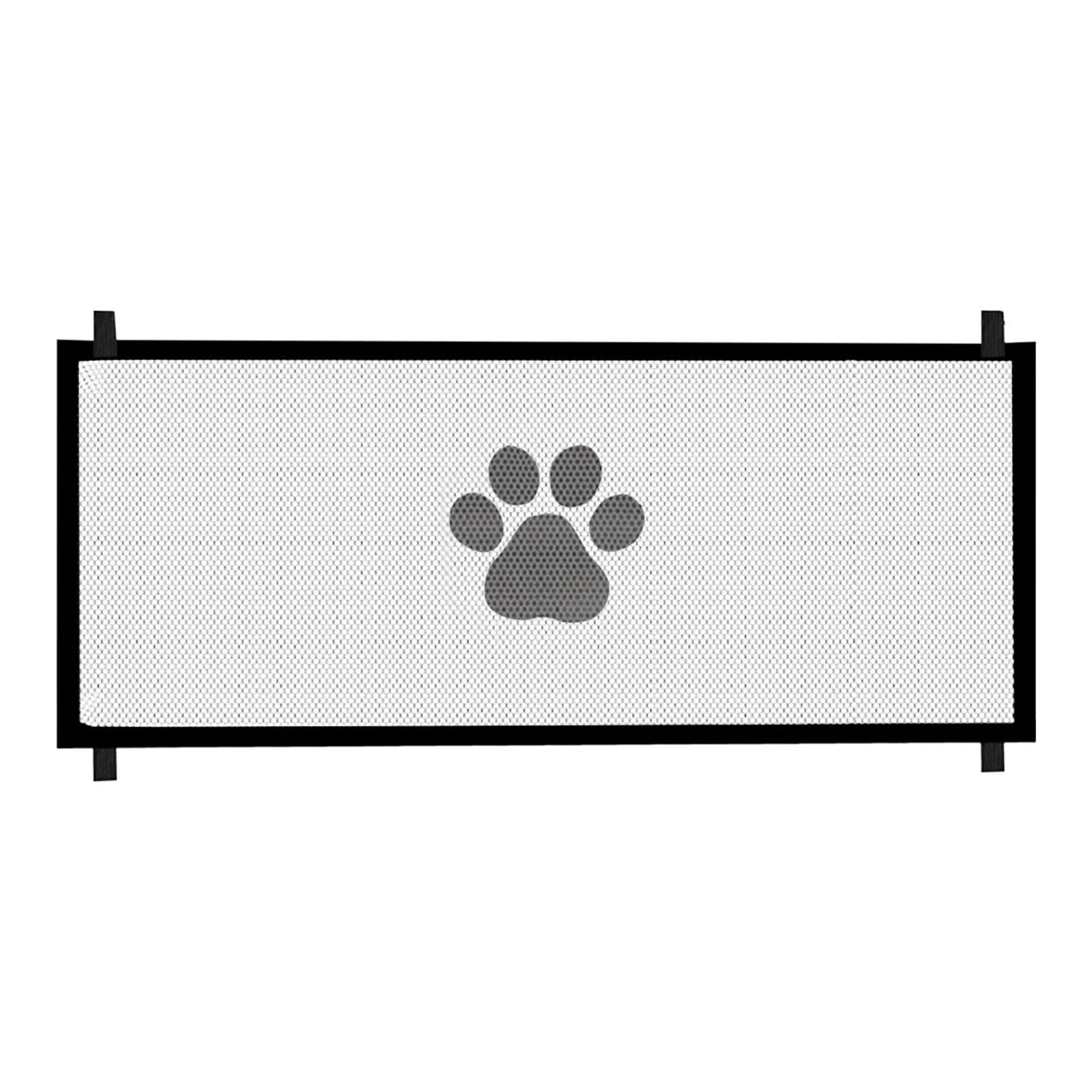 SaltIsle Pet Gate Baby Gate Magic Gate Portable Folding mesh gate Safe ...