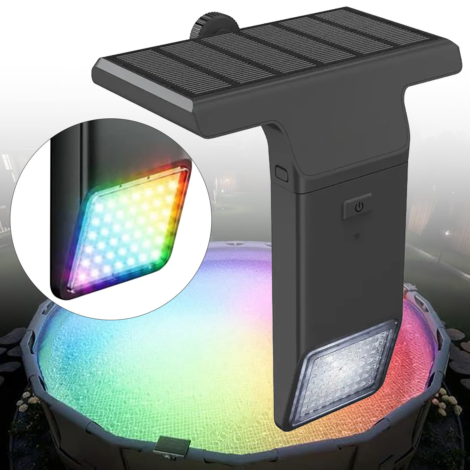 SaltIsle Poolside Solar Light,10 Colors 4 Modes，Solar Light for ...