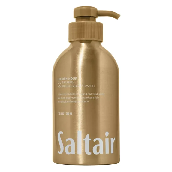 Saltair Golden Hour Body Wash, Oil-Infused, 17 fl oz, Hydrating and ...