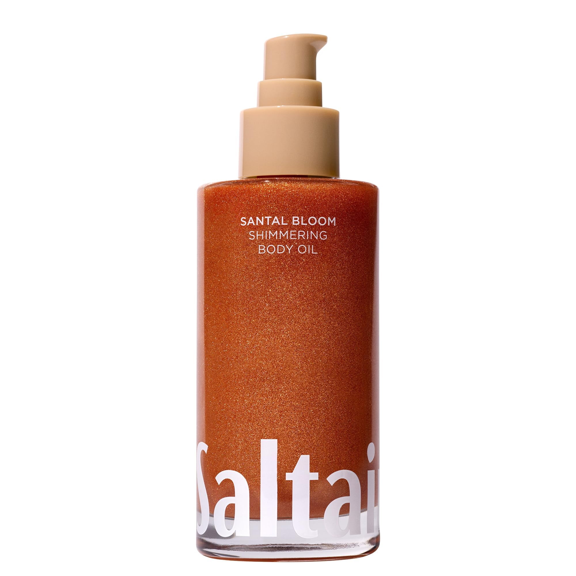 Saltair Shimmering Body Oil - Santal Bloom Scented Dry Oil Moisturizer ...