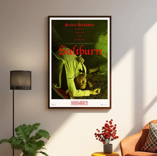 Saltburn Movie Poster, Saltburn 2023 Classic Movie Poster, Vintage ...