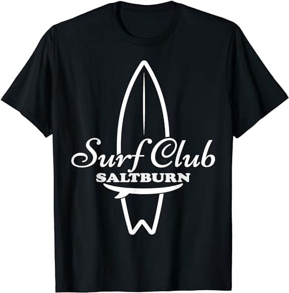 Saltburn, Surf Club retro Surfboard Graphic T-Shirt - Walmart.com