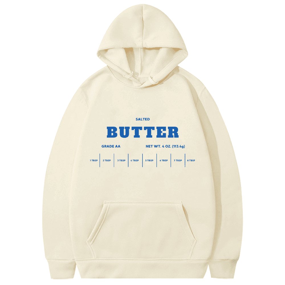 Salted Butter Hoodie, Butter Hoodie, Butter Sweatshirt, Butter Shirt ...