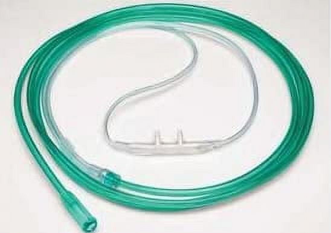 Salter Labs Nasal Cannula High Flow, Curved Prongs, 4' Bright Green ...